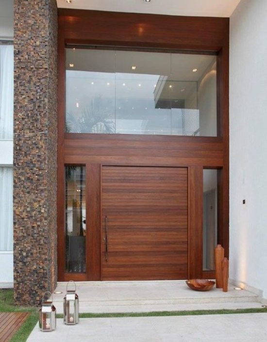 40 Creative Ideas That Will Help You To Choose The Right Wooden Front ...