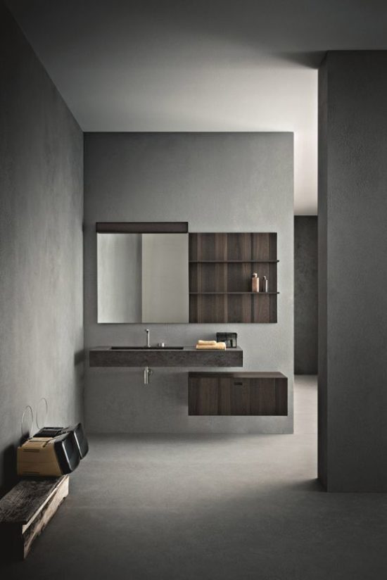30+ Minimal Bathroom Design Inspiration - The Architects Diary