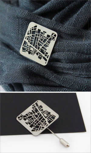 Unique Jewellery Designs Inspired by City Maps - The Architects Diary