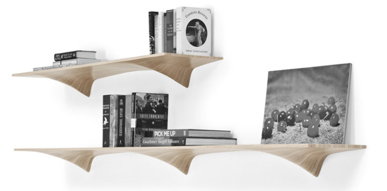 Organically Shaped Plywood Shelves - The Architects Diary