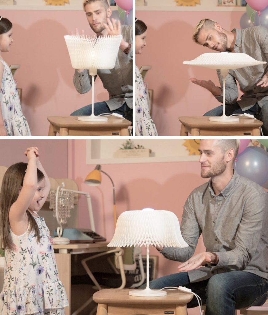 D'LIGHT : Kinetic Lighting -Transformable Lampshade - The Architects Diary