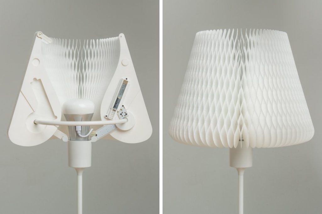 D'LIGHT : Kinetic Lighting -Transformable Lampshade - The Architects Diary