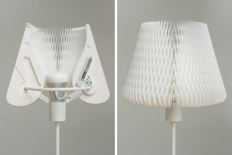 D'LIGHT : Kinetic Lighting -Transformable Lampshade - The Architects Diary