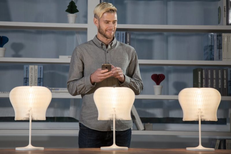 D'LIGHT : Kinetic Lighting -Transformable Lampshade - The Architects Diary