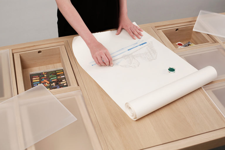 A Perfect Working Desk for Artist | Workbench | Laura Mrkša - The ...