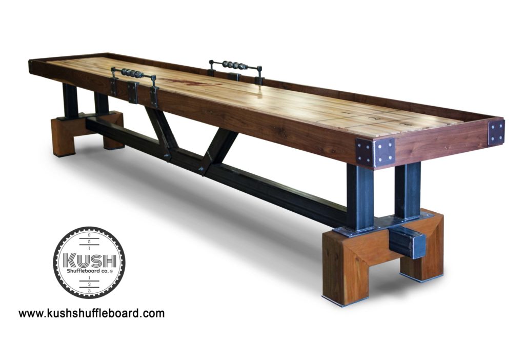 Kush Shuffleboard Tables proudly feature finest sculptural design ...