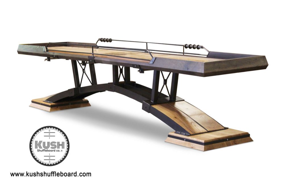 Kush Shuffleboard Tables proudly feature finest sculptural design ...