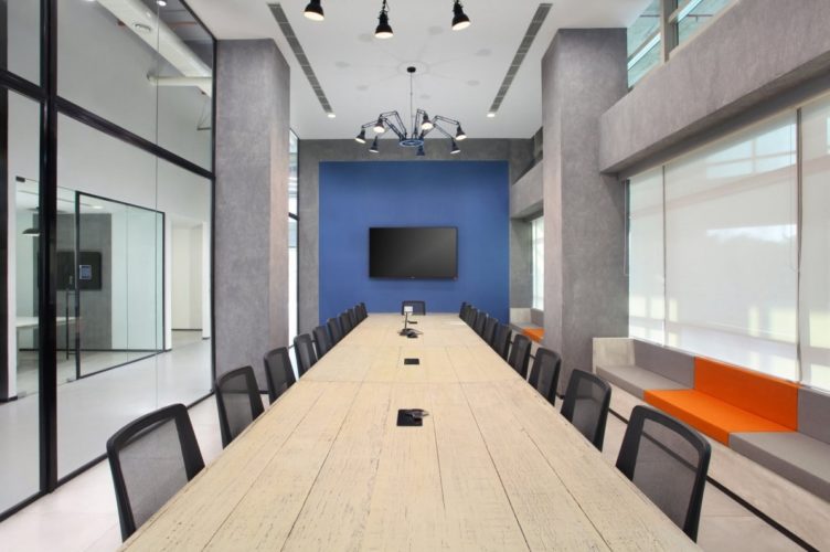 The Office Design Has Industrial & raw Exposed Feel | GeoDesigns - The ...