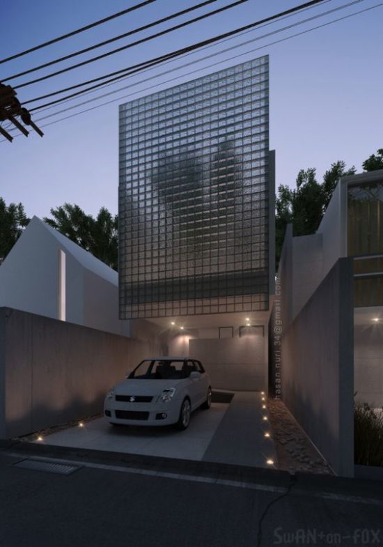 Home Lighting - Use Glass Block to decorate and reflect light - The ...