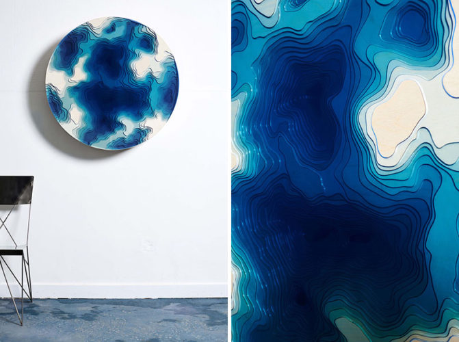 Dramatic Wall Sculpture Inspired by Stories of a Flat Earth - The ...