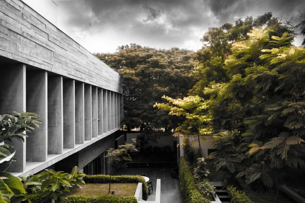 The Exposed-Concrete Residence | FLXBL Design Consultancy - The ...