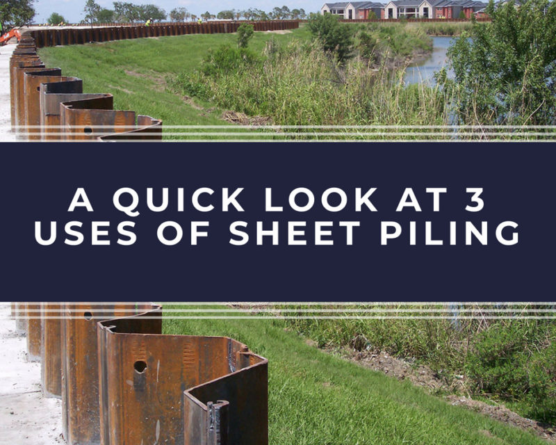 A Quick Look at the Uses of Sheet Piling - The Architects Diary
