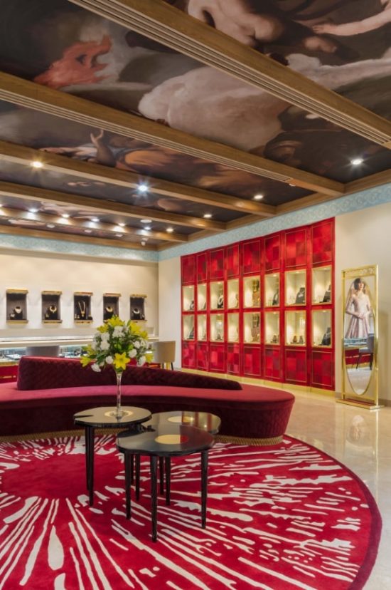 HSJ jewellery Showroom Interior Design by RMDK - The Architects Diary