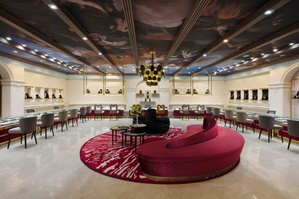 HSJ jewellery Showroom Interior Design by RMDK - The Architects Diary