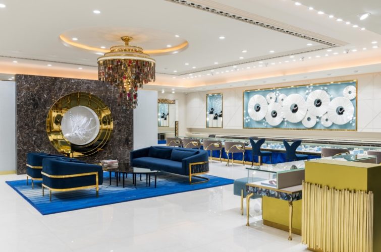 HSJ jewellery Showroom Interior Design by RMDK - The Architects Diary