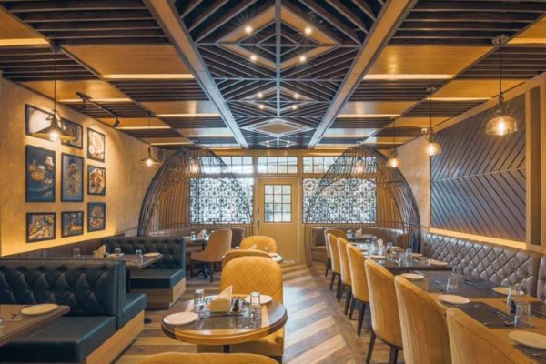 Elegant Restaurant Interior With Indian Accent | YBS Design - The ...
