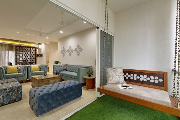 Floral Pattern Inspires Apartment Interiors | Studio 7 - The Architects ...