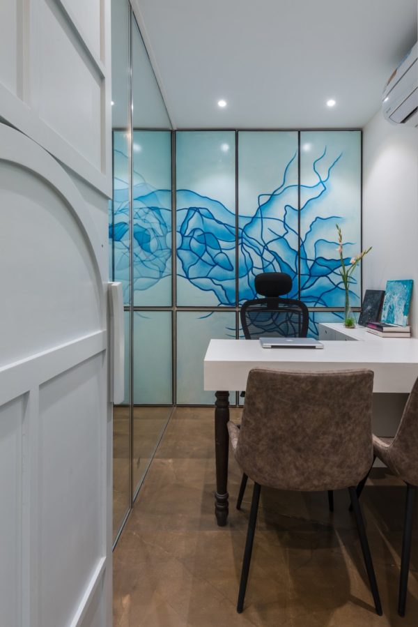 Pastel Colours in Office Interiors | SSK Associates - The Architects Diary