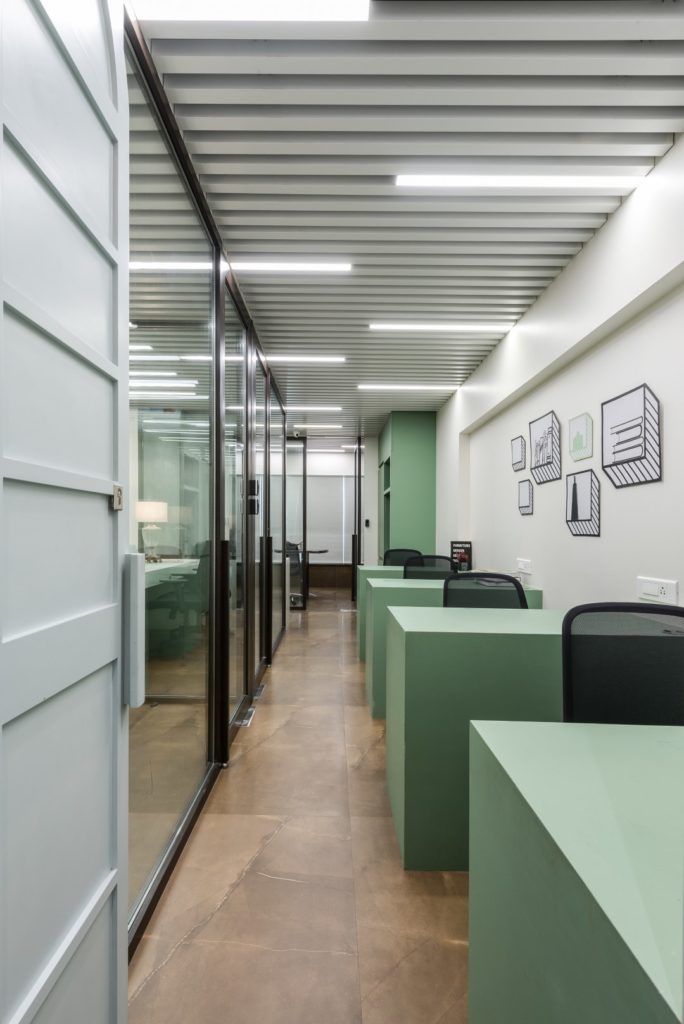 Pastel Colours in Office Interiors | SSK Associates - The Architects Diary