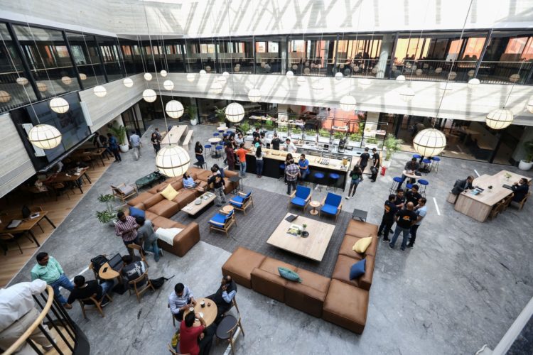WeWork Offices In India Feature Intelligently Designed Collaborative ...