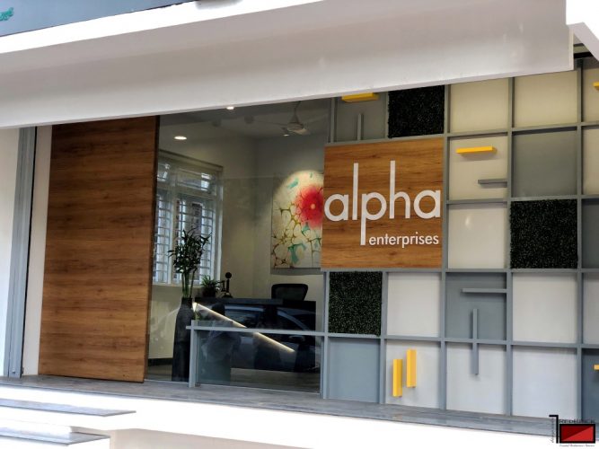 Office Interiors for Alpha Enterprises | Red Brick Design Studio - The ...