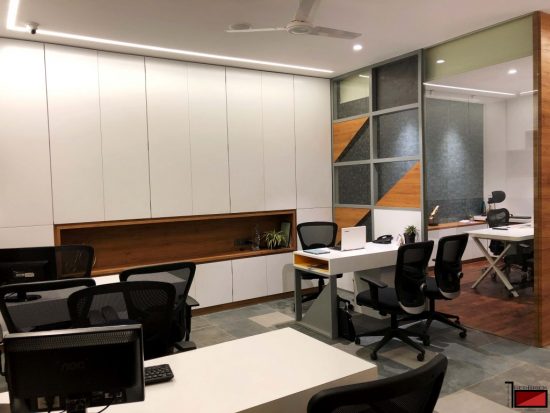 Office Interiors for Alpha Enterprises | Red Brick Design Studio - The ...