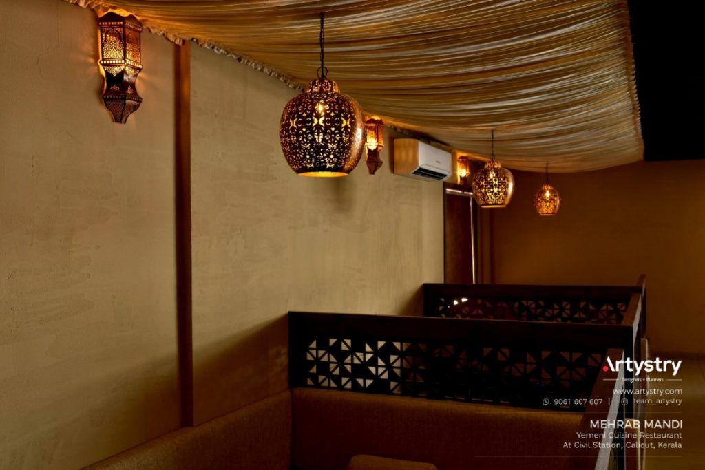 Arabic Style Restaurant Interiors | Artystry Interior Design Studio ...