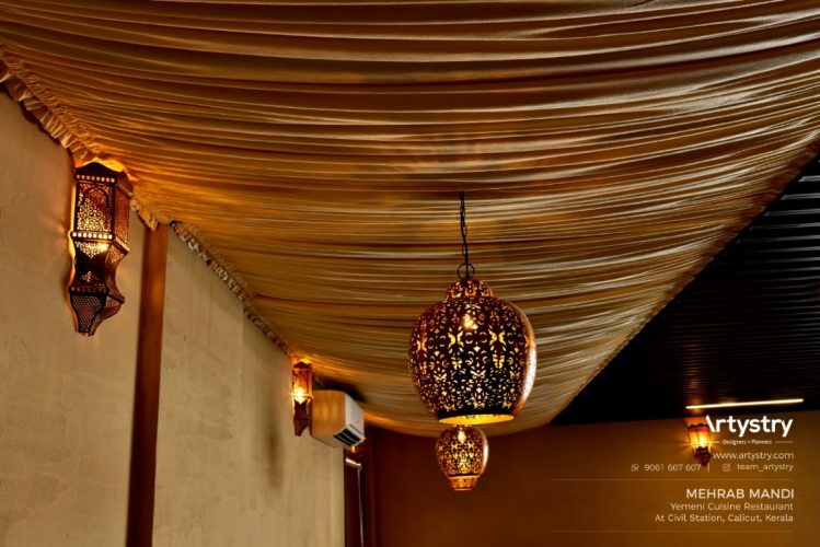 Arabic Style Restaurant Interiors | Artystry Interior Design Studio ...