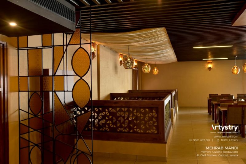 Arabic Style Restaurant Interiors | Artystry Interior Design Studio ...