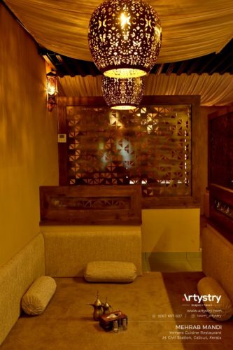 Arabic Style Restaurant Interiors | Artystry Interior Design Studio ...