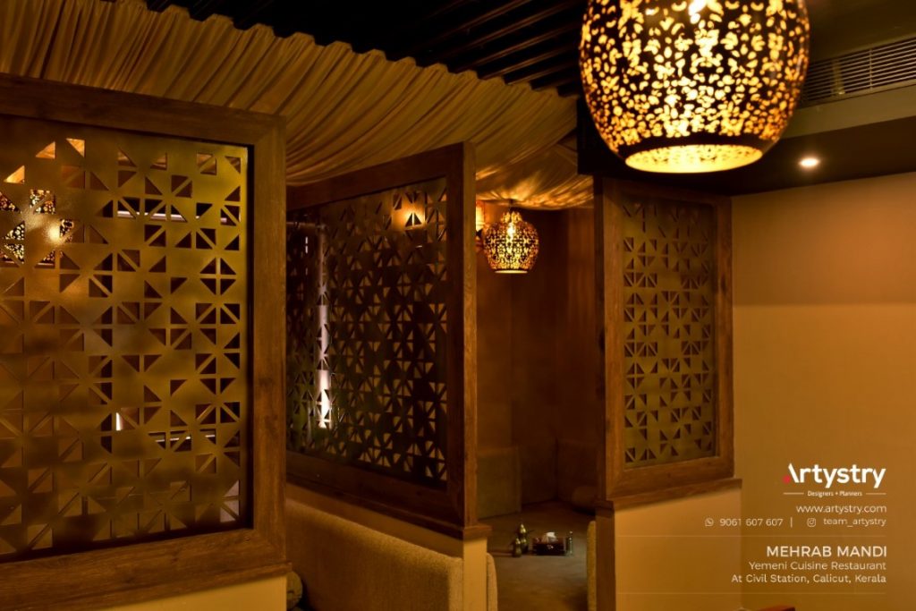 Arabic Style Restaurant Interiors | Artystry Interior Design Studio ...
