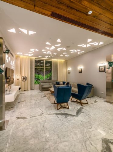 The Angular Plan Contemporary Bungalow At Pune | Sparc Design - The ...