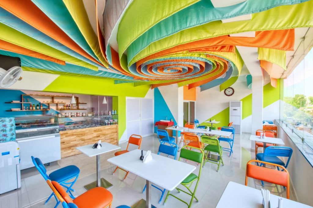The SWIRL - Interior Design of a Dessert Studio in Trichy ...