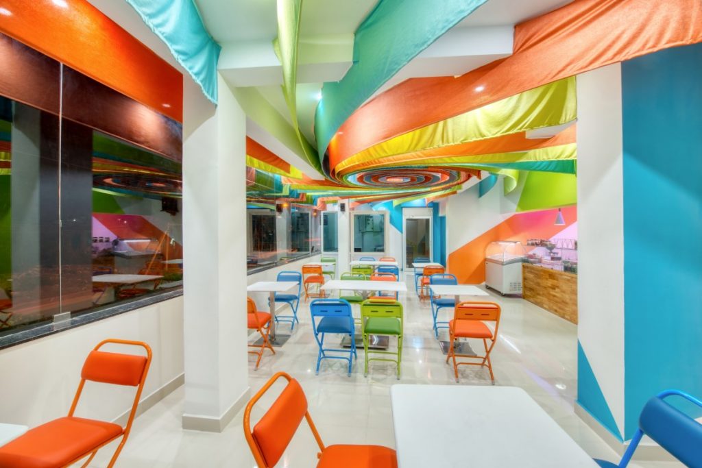 The SWIRL - Interior Design of a Dessert Studio in Trichy ...