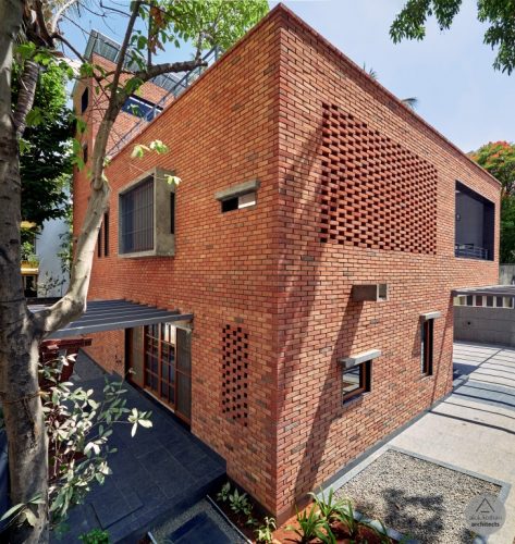 THE BRICK ABODE - House Design | Alok Kothari Architects - The ...