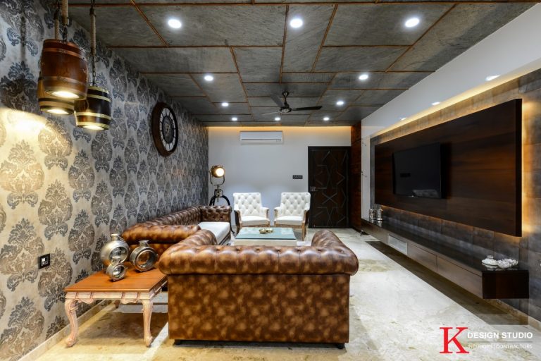 Stone Cladded Modern Apartment Interiors | K Design Studio - The ...