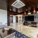 Stone Cladded Modern Apartment Interiors | K Design Studio - The ...