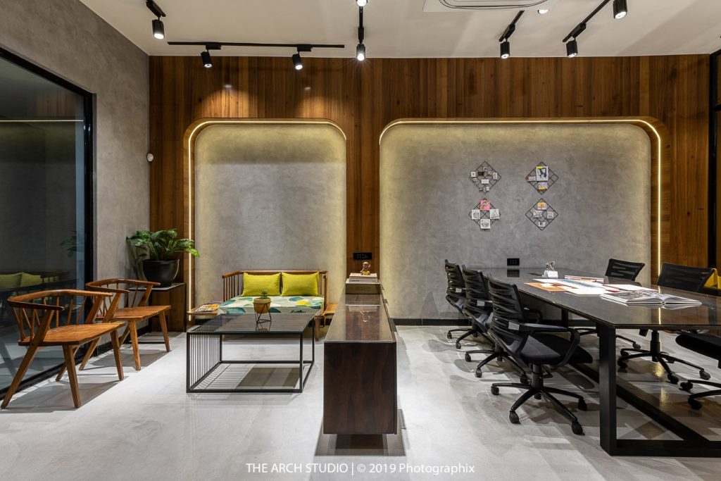 Office Design -An Amalgamation Of Raw And Modern | The Arch Studio ...
