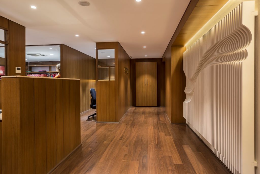 Simple And Contextual Textile Office Design | Sharan Architecture ...