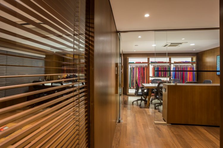 Simple And Contextual Textile Office Design | Sharan Architecture ...