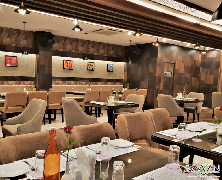 Low Lit And Warm Ambience Restaurant | Saajan Architects - The ...