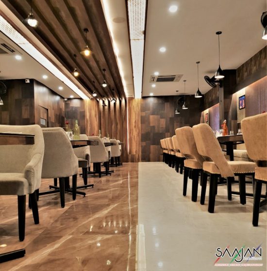 Low Lit And Warm Ambience Restaurant | Saajan Architects - The ...