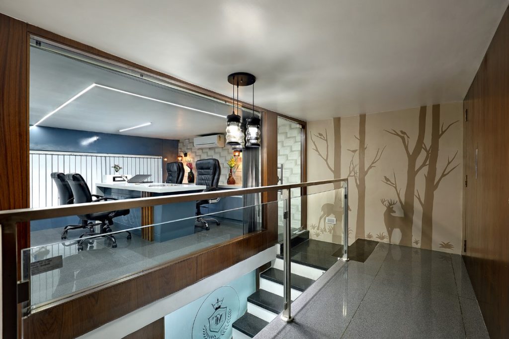 Visually Interconnected Office Spaces | S.V. Construction - The ...