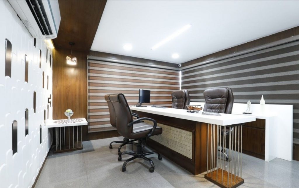 Visually Interconnected Office Spaces | S.V. Construction - The ...