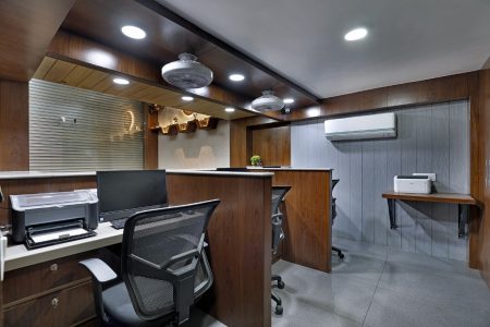 Visually Interconnected Office Spaces | S.V. Construction - The ...