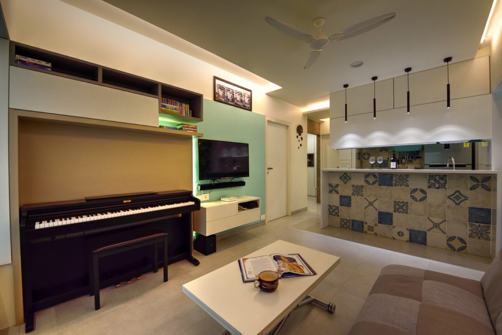 Clutter free 500 sq.ft. Apartment Interior | Rathod's Design - The ...