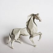 Curved Origami Sculptures Using A Wet-Folding Technique By Hoang Tien ...