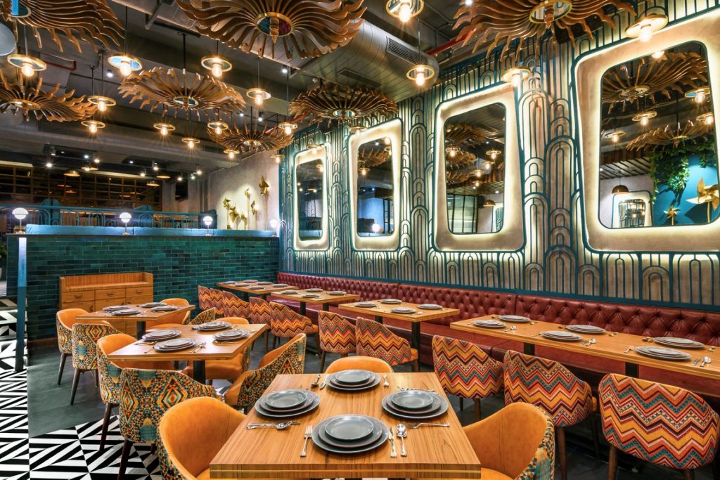 Daler - Restaurant Interior Bringing Festivity vibes | Design Ethics ...