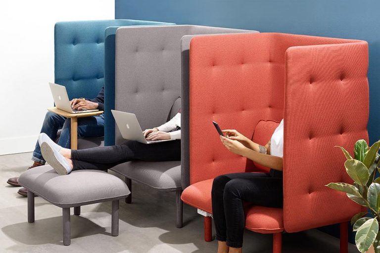 "Quiet Time (QT) Privacy Lounge Chair’" By Poppin. - The Architects Diary