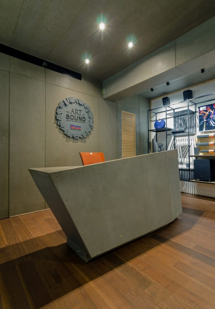 The Art Of Sound-Speaker Showroom | Sharan Architecture + Design - The ...
